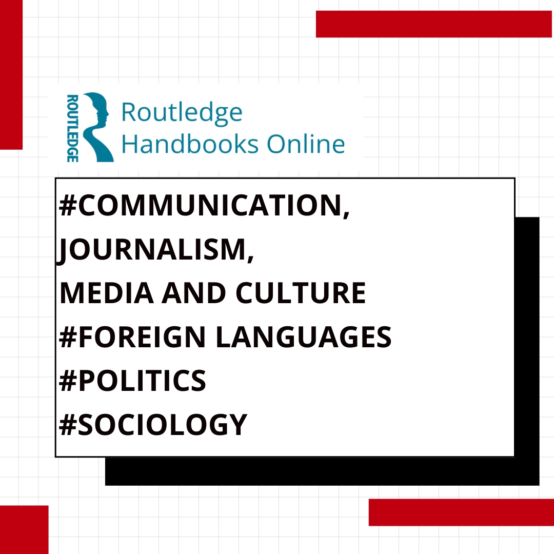 Routledge Handbooks Online — Tallinna Ülikooli Akadeemiline Raamatukogu